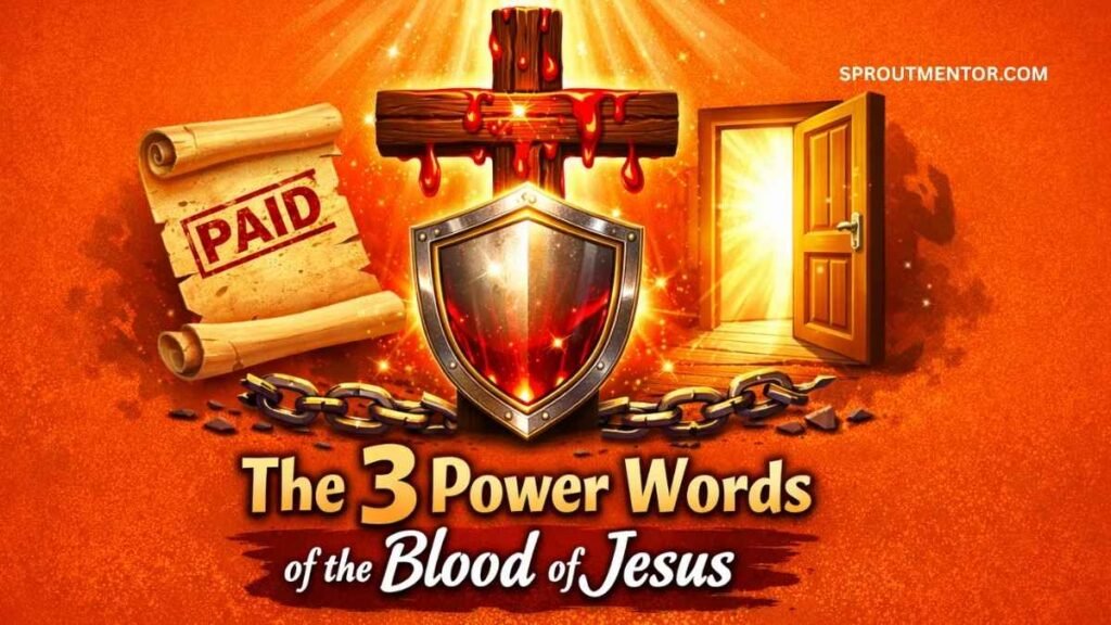 The 3 Power Words of the Blood of Jesus - SproutMentor